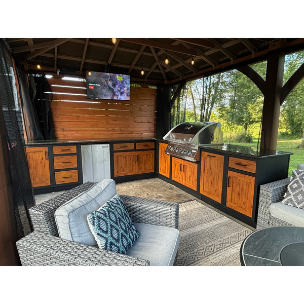 Andrea - L Shape Kitchen 116" x 118" – Serene